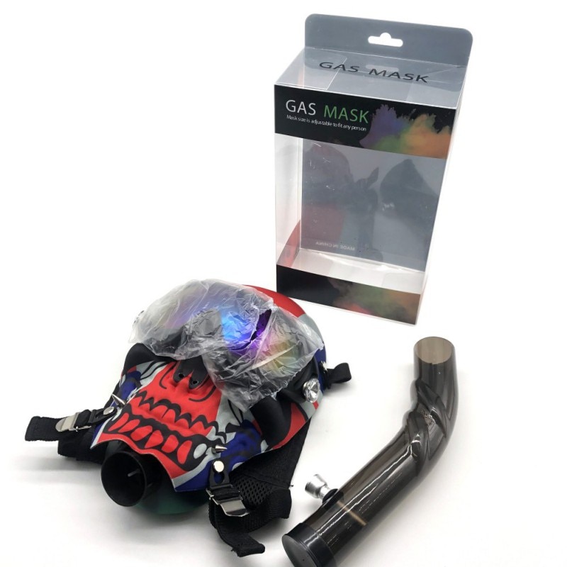 Skull Hookah Mask | Silicone Smoking Pipe - Mr. Purple - Glass Water ...