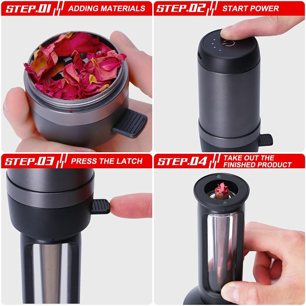 OTTO Style | Electric Smart Herb/Weed Grinder & Cone Filler/Roller ...