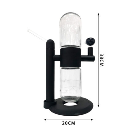 Compact Gravity Bong / Infuser / Hookah | Glass Rotating Gravity Bong ...